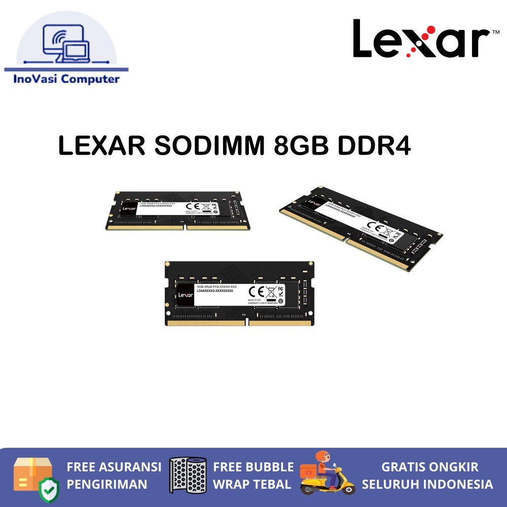 Jual RAM LEXAR 8GB DDR4 3200MHZ SODIMM MURAH | Shopee Indonesia