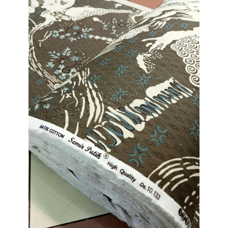 Jual Kain Batik Semir Putih (Ds.10.133). Bahan Batik Katun By Semir ...