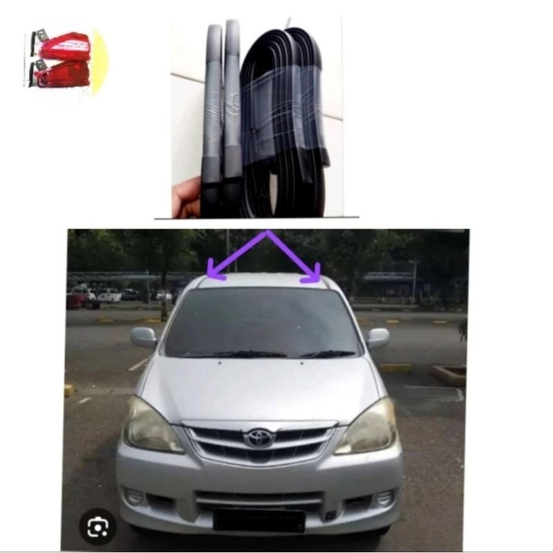 Jual karet roof atau atap Avanza dan Xenia VVT-i 2005-2011 harga 1 pcs ...