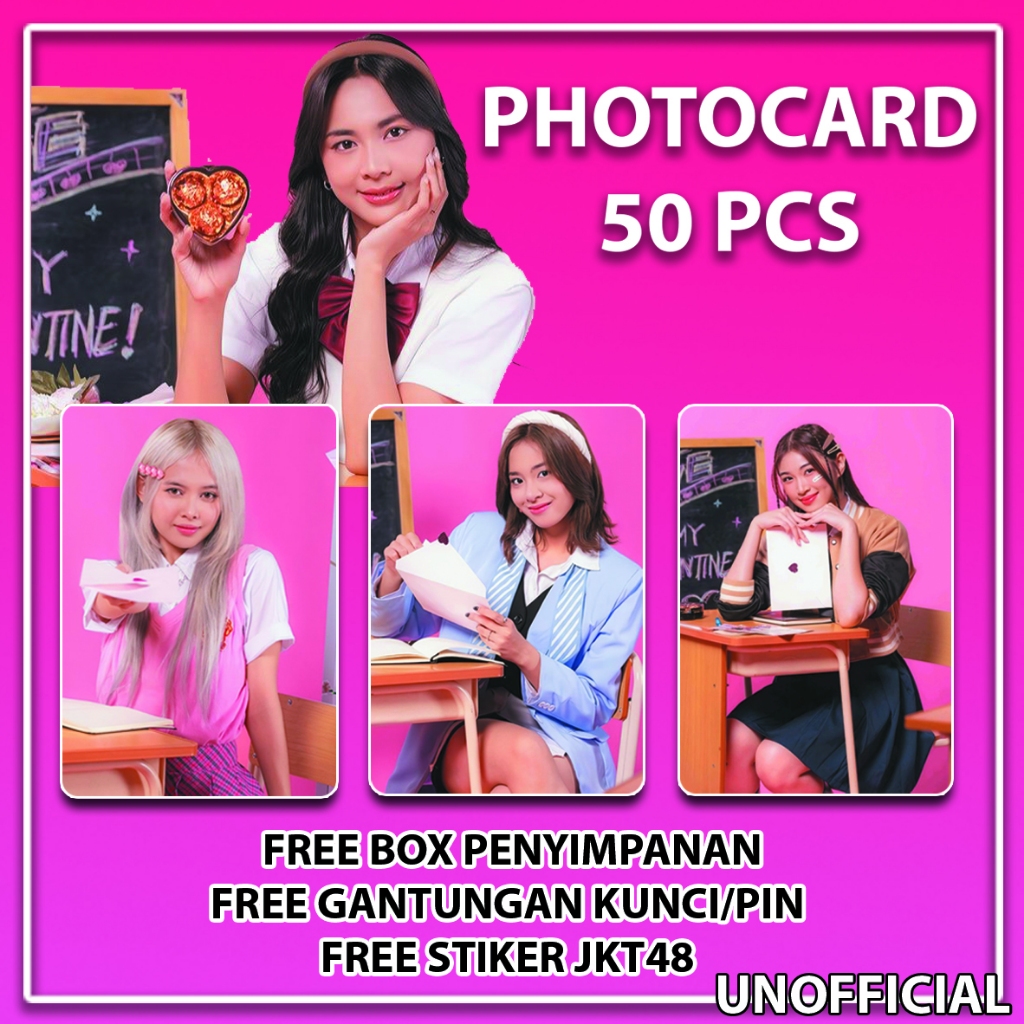 Jual Photocard 50 PCS EDISI LOVE LETTER Digital Photobook BONUS INNER ...