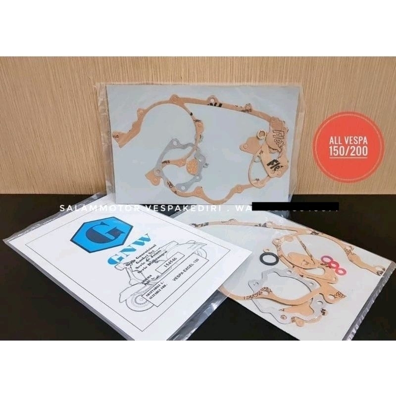 Jual pak mesin paking vespa gasket vespa fullset packing mesin vespa ...