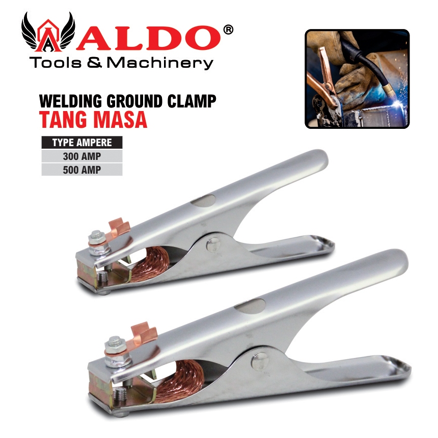 Jual TANG MASSA / WELDING GROUND CLAMP / STANG LAS KLEM MERK ALDO ...