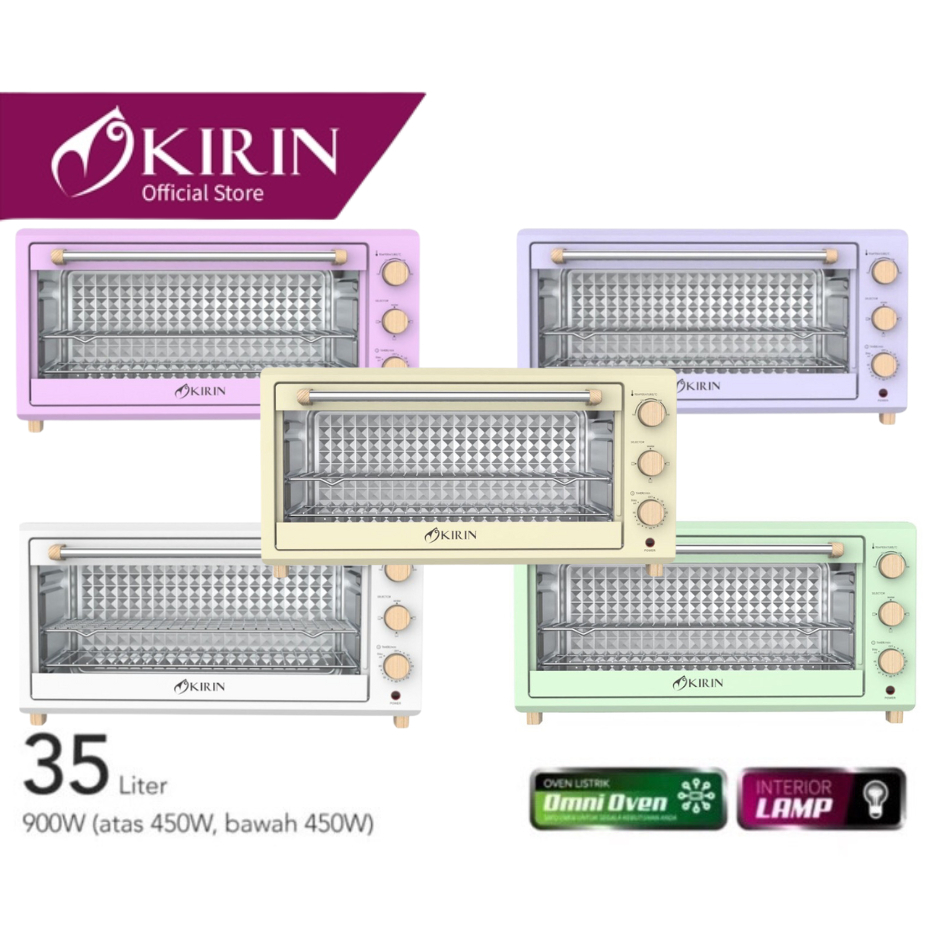 Jual KIRIN Beauty Oven Listrik Wide Body 35L 35 Liter KBO-350WB KBO 350WB KBO 350 WB Pemanggang ...