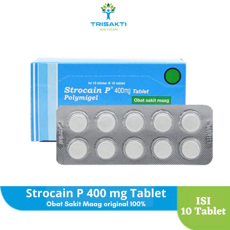 Jual STROCAIN P 1 STRIP ISI 10 TABLET - MENGOBATI MUAL DAN NYERI KARENA ...