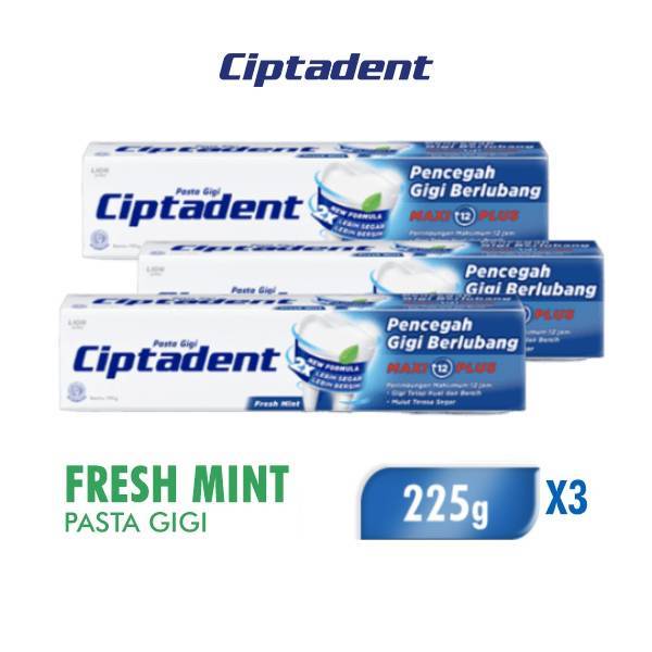 Jual [B2G1] Ciptadent Maxi 12 Plus Jumbo 225Gr | Shopee Indonesia