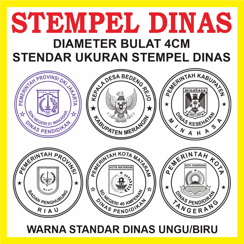 Jual Stempel dinas stempel pemerintah | Shopee Indonesia