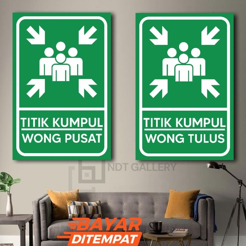 Jual NDT[20X30]Hiasan Dinding Wong tulus Pajangan Titik kumpul Wong ...