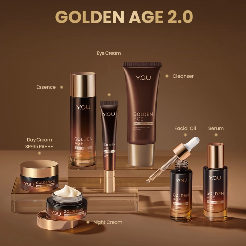 Jual GLOWMART ️ YOU Golden Age Series NEW PACKAGE | Y.O.U Skin Care ...