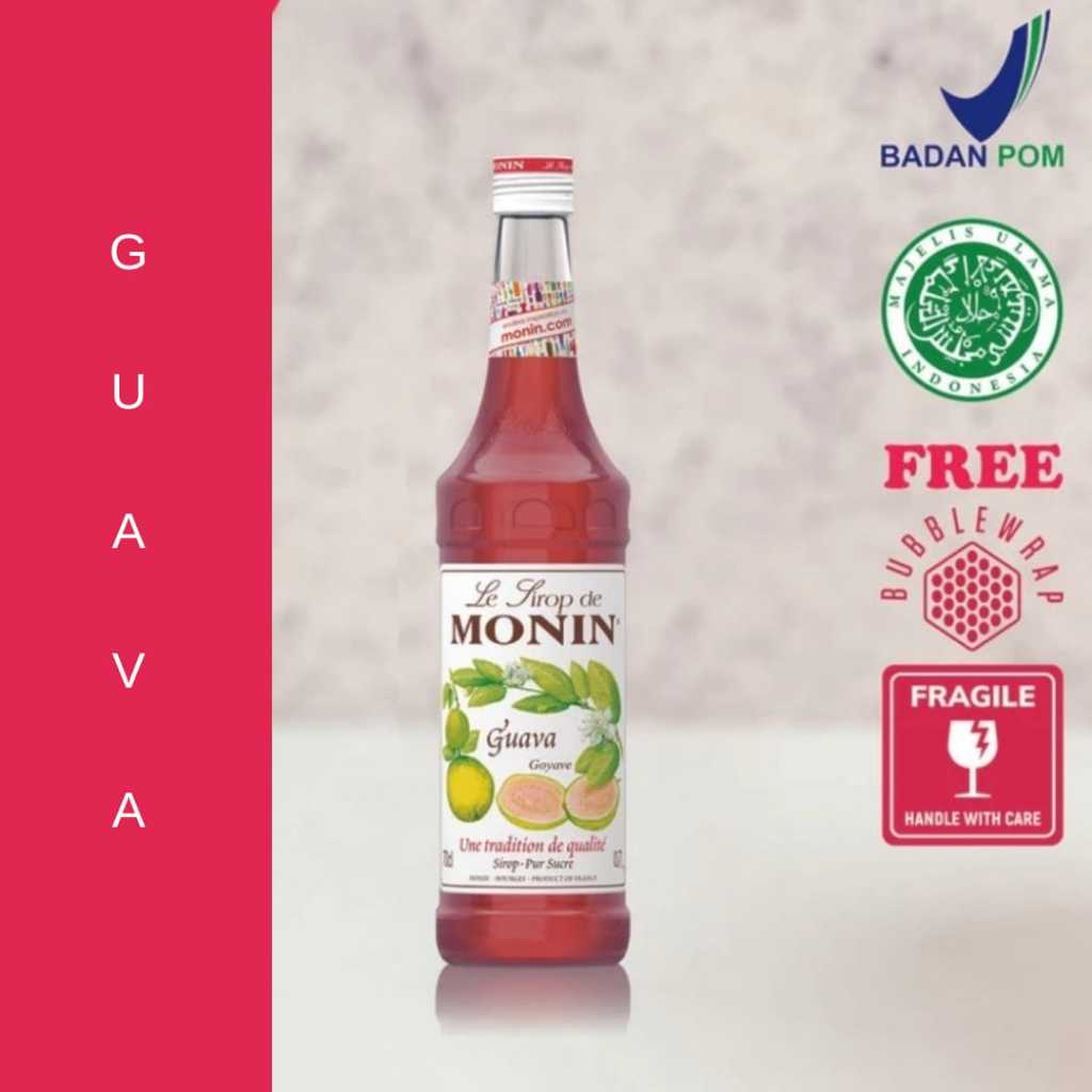 Jual Monin Guava Syrup 700 ml Sirup Syrup Monin | Shopee Indonesia