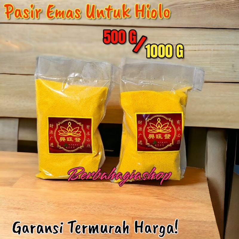 Jual 1 KG Pasir Emas Hiolo / Serbuk Emas Hio Lo 500g 1000g Untuk Altar / Abu Hiolo Sembahyang ...
