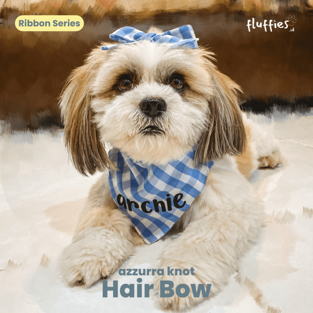 Jual Fluffies.id | Pita Jepitan Ribbon Series Hair Bow (Dog Hair Bow ...