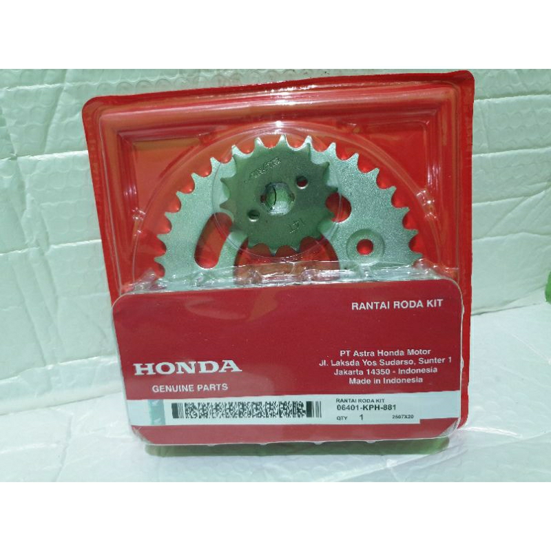 Jual GEAR SET + RANTAI AHM KARISMA ( Supra X 125 / GEAR SET Karisma KPH ...