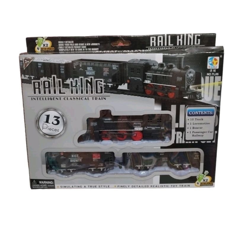 Jual MAINAN KERETA API REL BATERAI - RAIL KING TRAIN TOYS - MAINAN ANAK ...