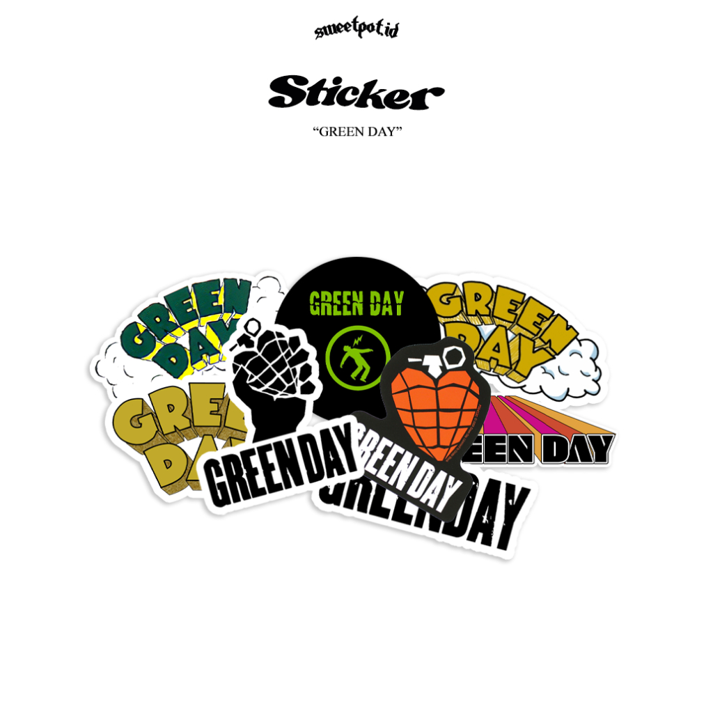 Jual (BISA COD) STICKER GREEN DAY EDITION / STIKER PUNK / PUNK ...
