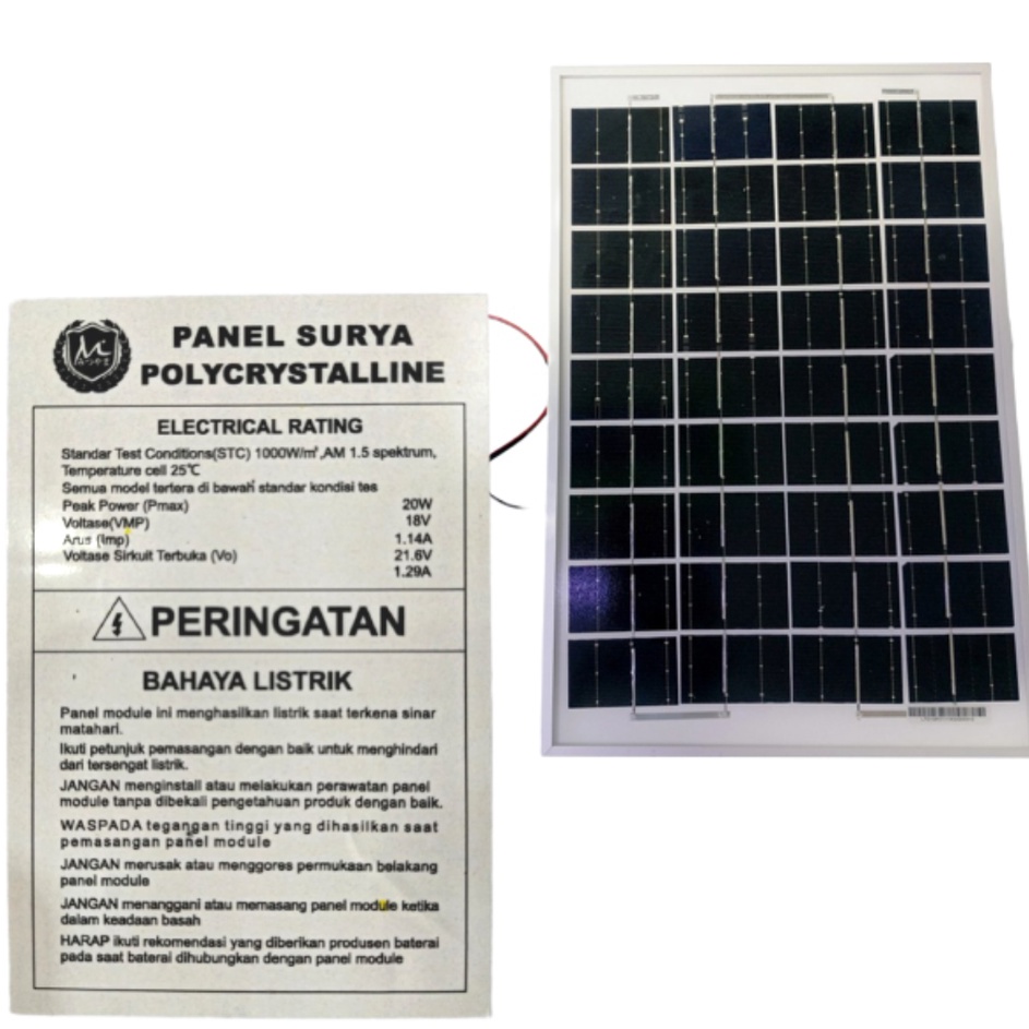 Jual SOLAR PANEL 2wp POLY CRYSTALLINE SOLAR CELL PANEL SURYA 2 WATT ...