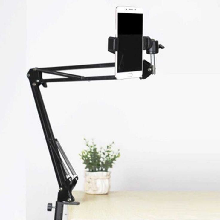 Jual Stand Meja Overhead Bracket Handphone Suspension Boom Arm Stand k ...
