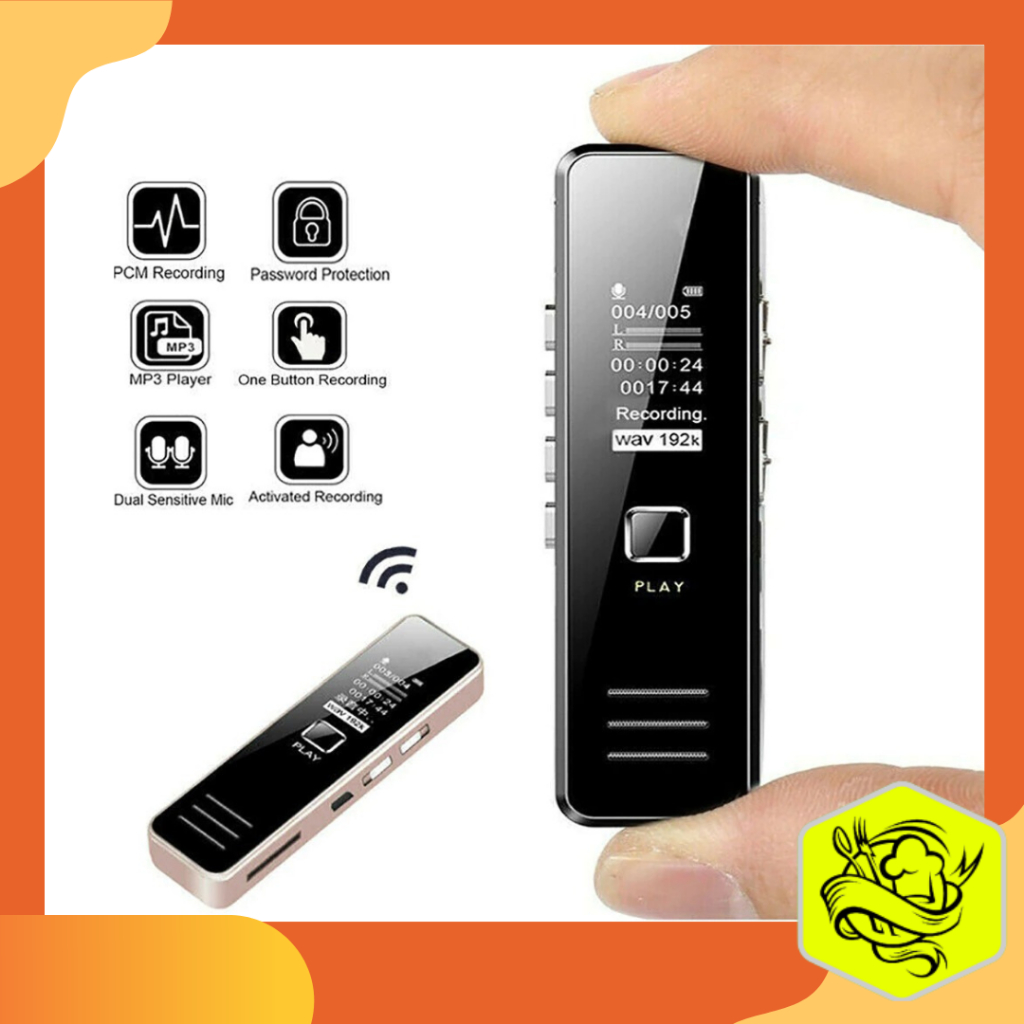 Jual Perekam Suara Audio Digital Mini Voice Recorder 32GB FORNORM ...