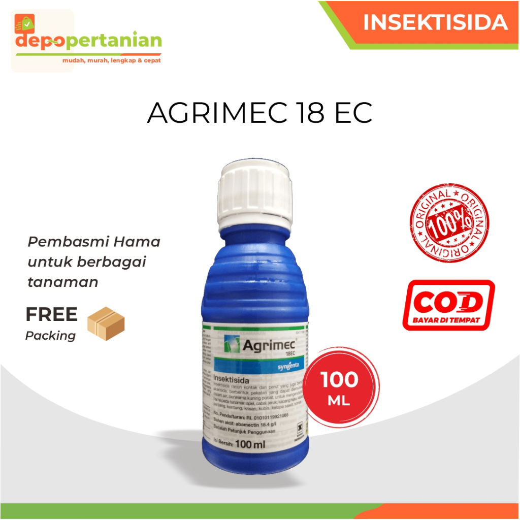 Jual Depo Pertanian - Insektisida Agrimec 18 EC 100ml Bahan Aktif ...