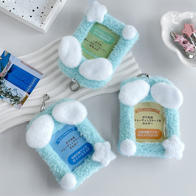Jual [HARU] Cloud Fluffy Photocard Holder Cardholder Kartu Mahasiswa ...