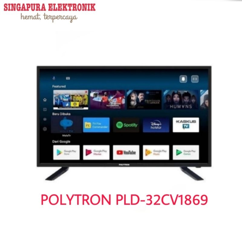 Jual Polytron TV LED 32" (Smart TV) PLD-32CV1869 | Shopee Indonesia