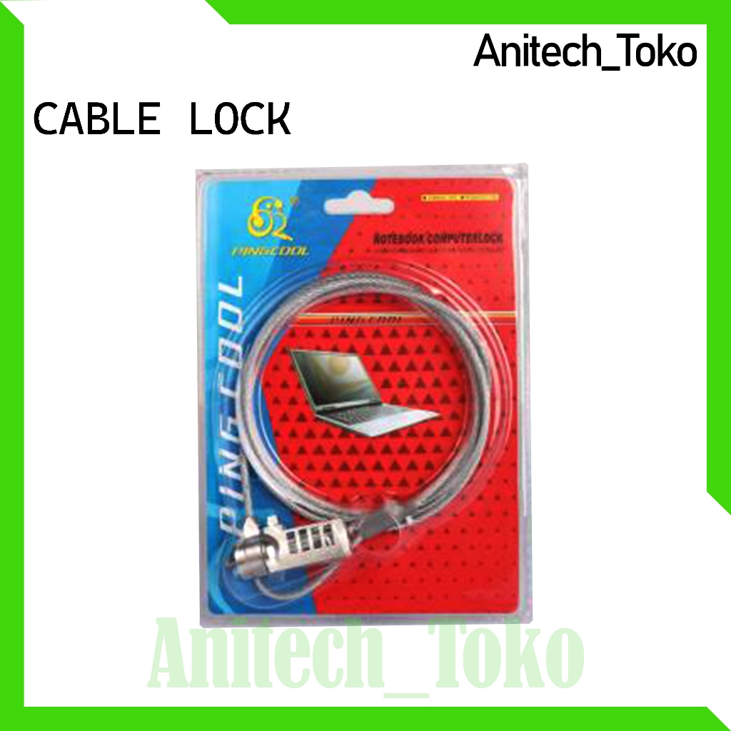 Jual Notebook Security Cable Lock - Kunci Pengaman Laptop - KUNCI ...