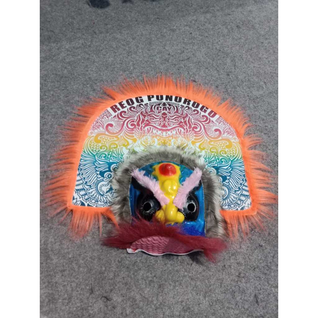 Jual topeng barongsai harimau spon topeng spon barongan macan | Shopee ...