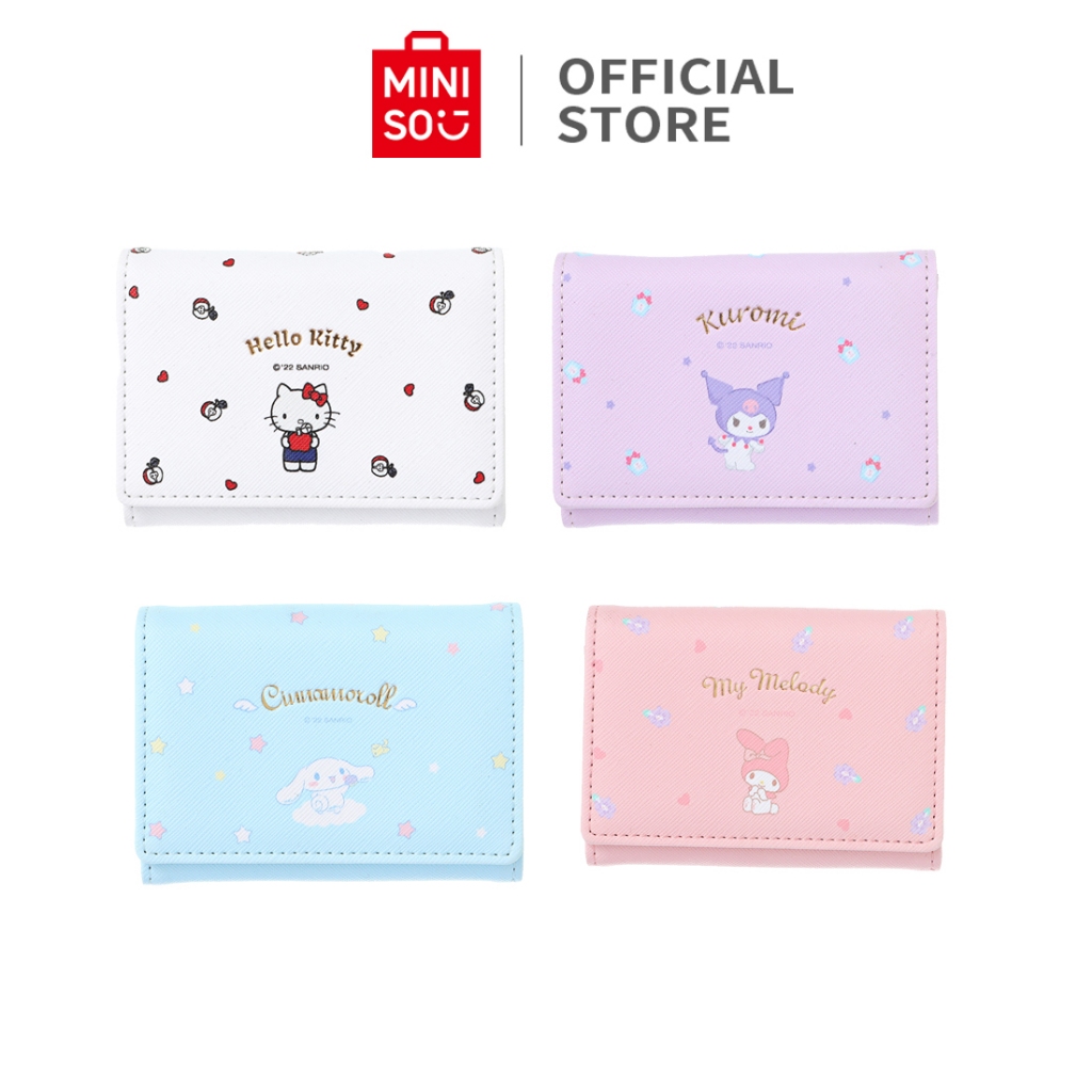 Jual Miniso X Sanrio Hello Kitty Cinnamoroll Kuromi My Melody Cute Flap ...