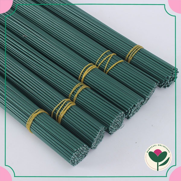 Jual Flower wire panjang 40 cm tebal 2 mm kawat bunga tangkai bunga ...