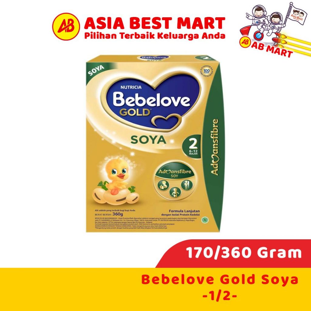 Jual Bebelove Gold Soya 1/2 360 Gram 170gr Susu Formula Bubuk ...
