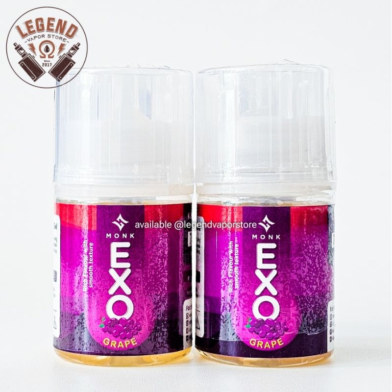 Jual FREEBASE - LIQUID EXO Grape 60ML 3MG AUTHENTIC | Shopee Indonesia