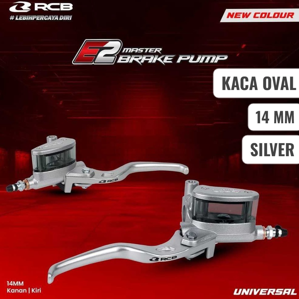 Jual MASTER REM RCB KACA OVAL E2 14 MM SILVER KANAN KIRI UNIVERSAL ...