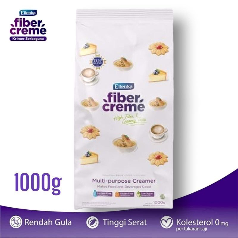 Jual FIBER CREME - 1 KG Pouch | Creamer Krimer Pengganti Santan dan Susu untuk Masakan | Shopee ...
