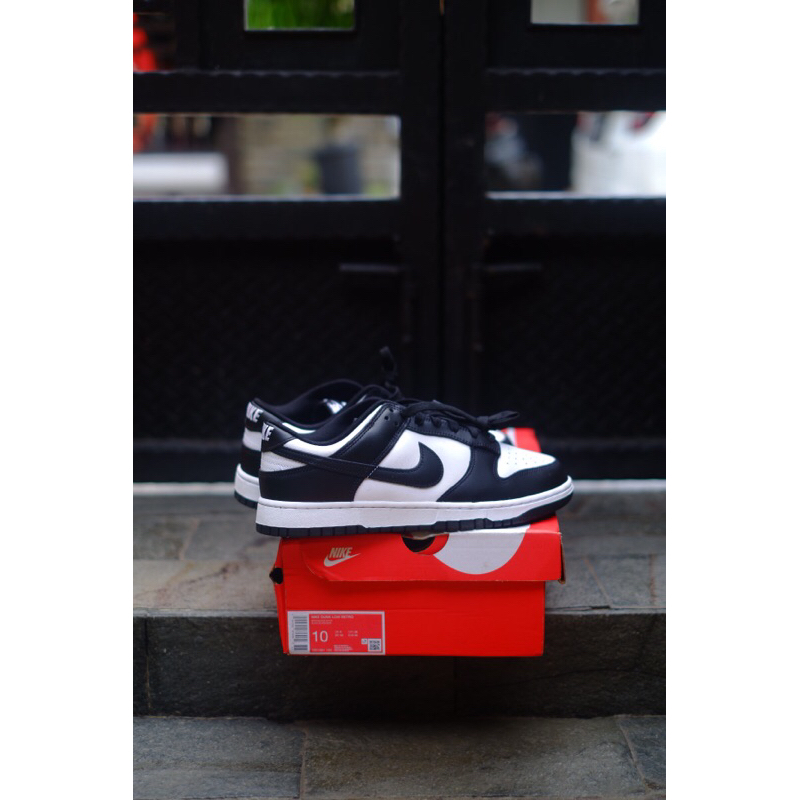 Jual NIKE DUNK LOW RETRO "PANDA" BLACK/WHITE | Shopee Indonesia
