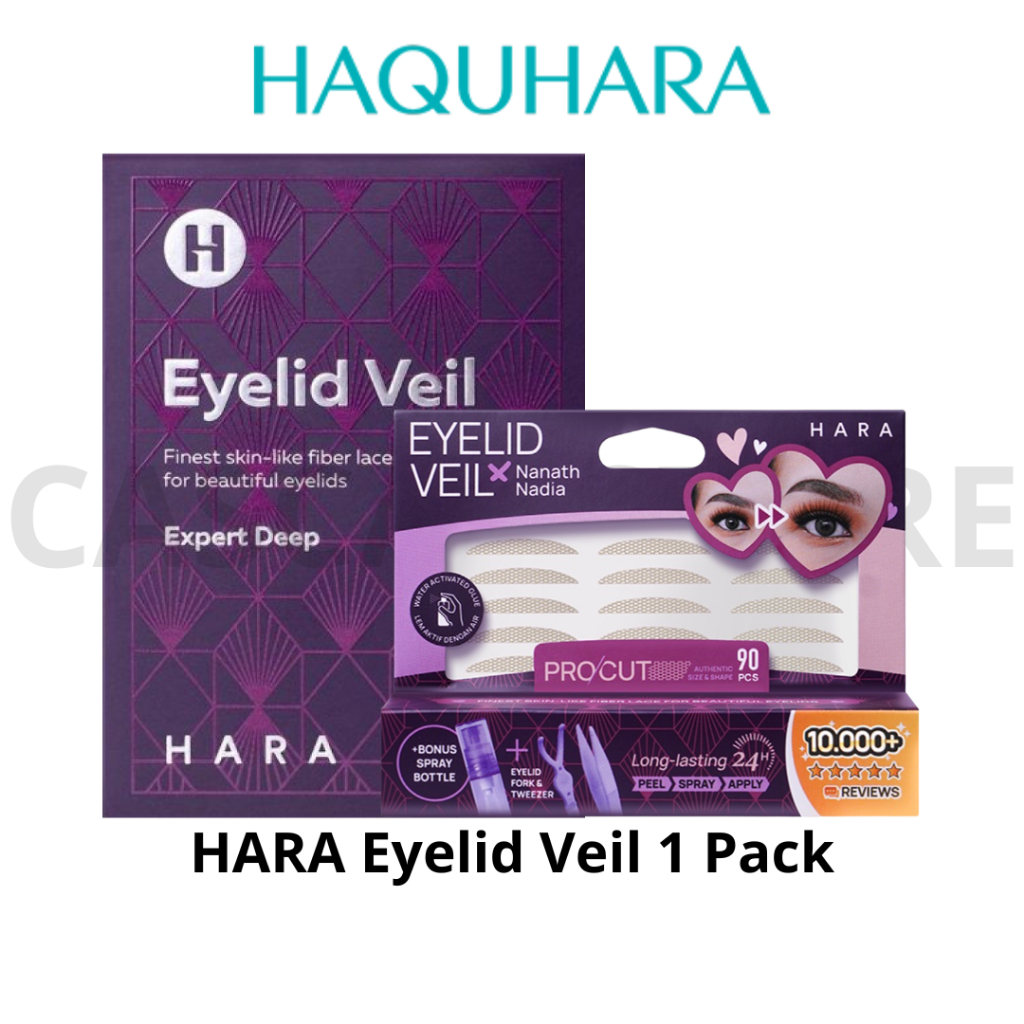 Jual HAQUHARA Hara Eyelid Veil 1 Pack Box S M SL L Skot Mata Jaring ...