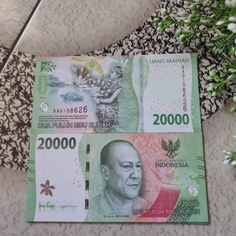 Jual 50 Lembar Uang Mainan Model Baru Th 2022 /Uang Mainan Buat ...