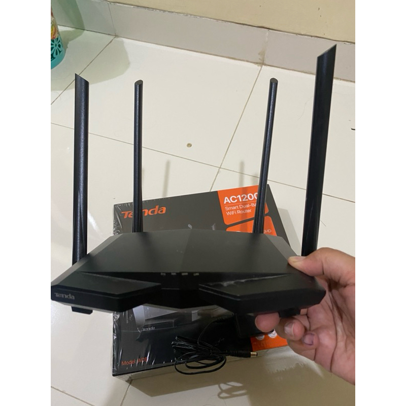 Jual router wifi tenda ac 6 / ac6 masih bagus | Shopee Indonesia