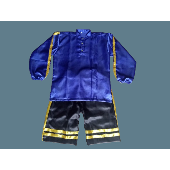 Jual BAJU SETELAN JARANAN BIRU LIST KUNING / BAJU TARI / KOSTUM TARI ...