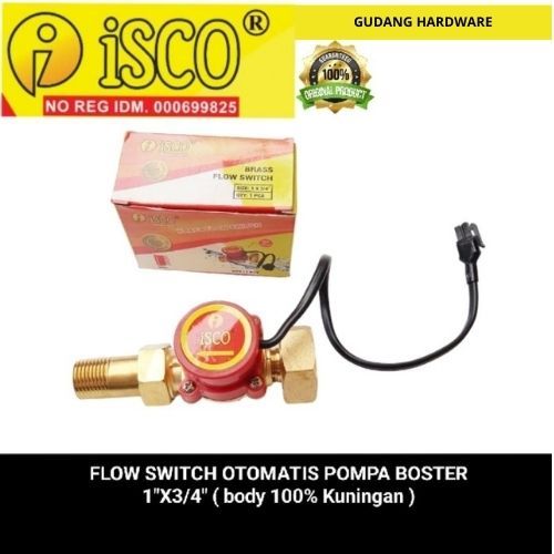 Jual Isco otomatis pompa air / flow switch boster 3/4"X1" | Shopee ...