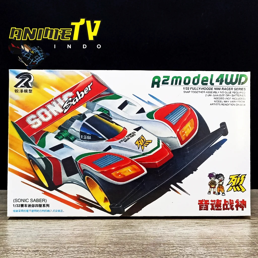 Jual Rep Tamiya Mini 4wd Sonic Saber Merk DD Ruize Super 1 Chassis ...