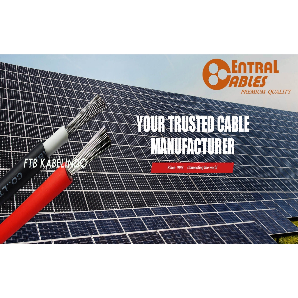 Jual PV1-F 2.5 mm2 14 AWG 1000Vac 1500Vdc Meteran ( PV-1F 2,5mm Solar Panel Cable 2.5mm Kabel ...