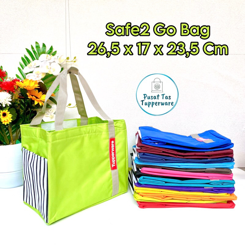 Jual Tas Bekal Makan Safe2 Go Tupperware/Tas Bekal/Tas Laptop/ Totebag ...
