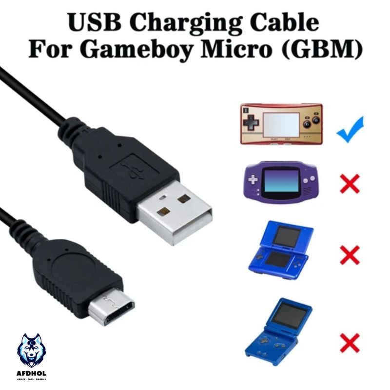 Jual KABEL USB CHARGER NINTENDO GAMEBOY MICRO GBM GAME BOY MICRO ...