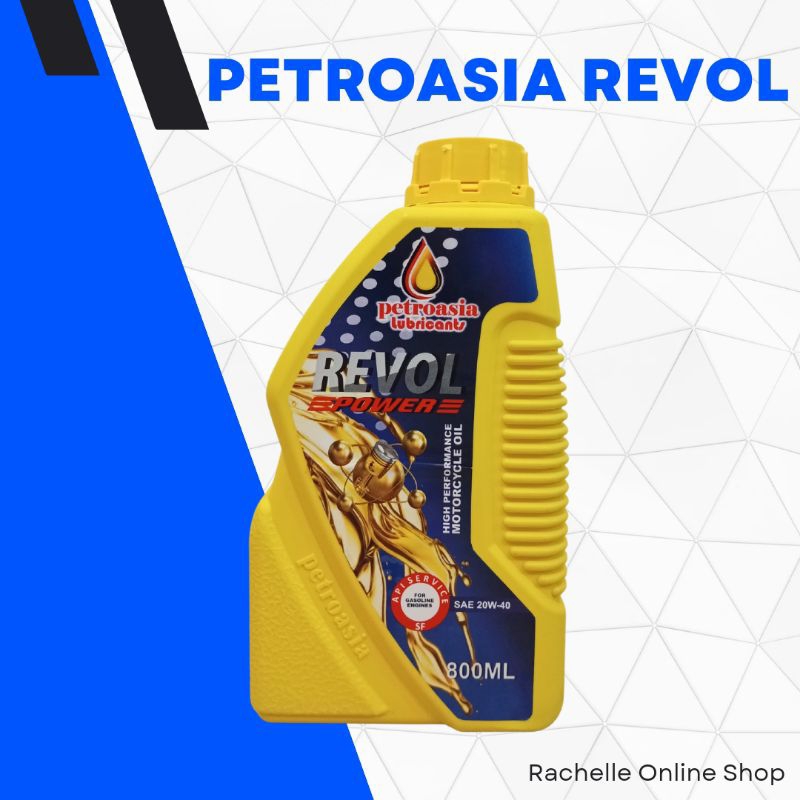 Jual OLI MESIN PETROASIA REVOL 4T 20W40 800 ML | Shopee Indonesia