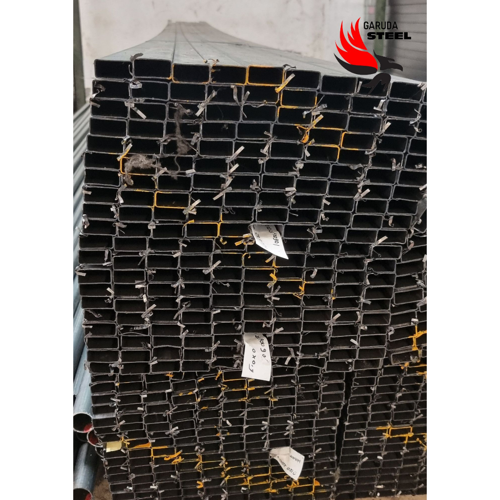 Jual Besi Hollow Hitam 20X40 30x30 40x40 40x60 50x50 | Shopee Indonesia