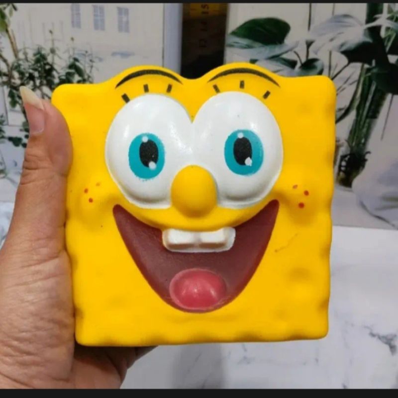 Jual Mainan Squishy viral spongebob cute | Shopee Indonesia