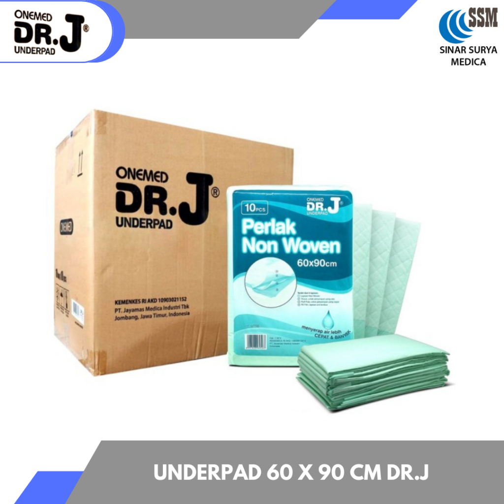 Jual Underpad Dr.J Perlak Alas Popok 60x90 Onemed | Shopee Indonesia