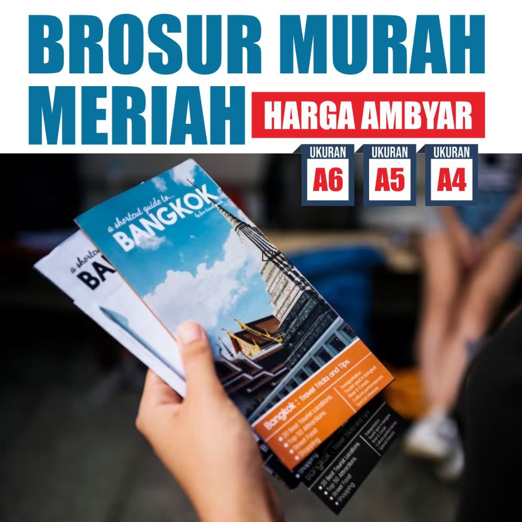 Jual 100pcs Print Brosur | Cetak Brosur Flyer Murah meriah kualitas ...