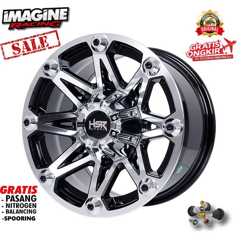 Jual VELG MOBIL SEMI OFFROAD HSR KLEAK R15 PCD 5X114,3 RUSH TERIOS XL7 ...