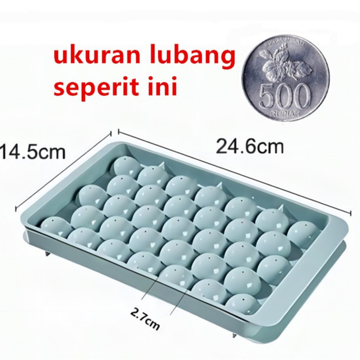 Jual Cetakan Es Batu ada dua macam/Model Bulat 33 (JUMBO & MINI) round ...