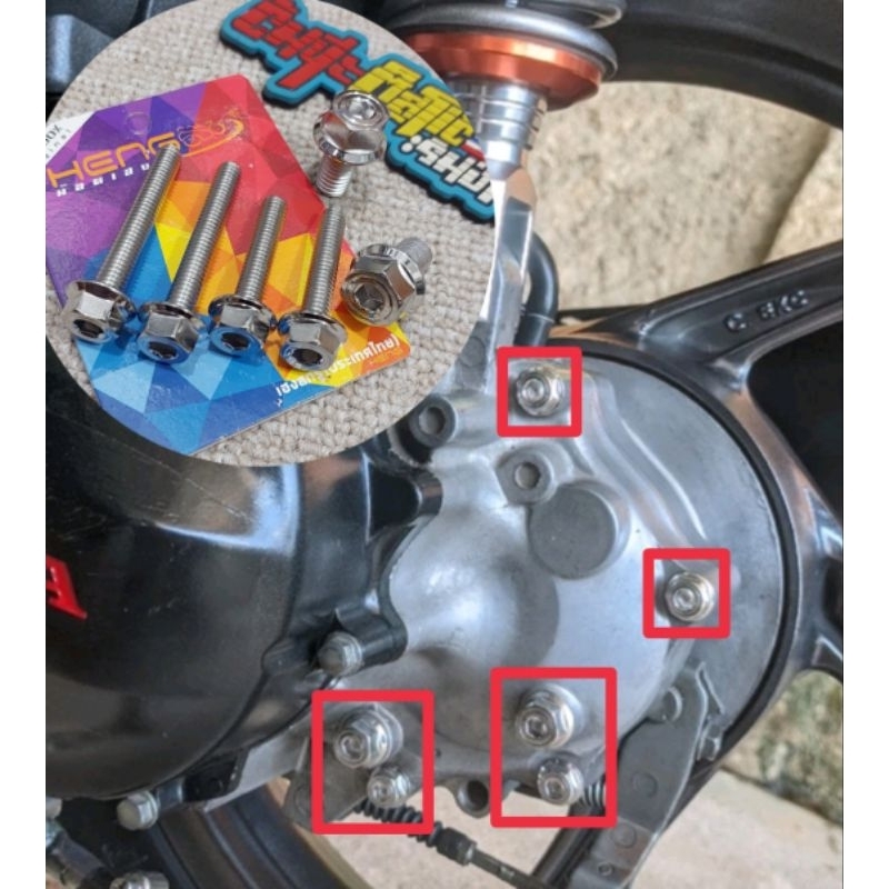 Jual Baut probolt Rengkes Gardan Beat deluxe Scoopy Vario 110 Spacy ...